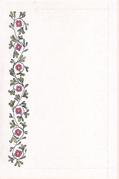 Simple Flower Border Designs Image To U