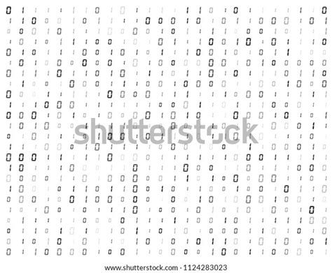 Binary Code Stream Background Data Vector Stock Vector Royalty Free