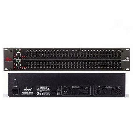Dbx 231 Audio Graphic Equalizer System At ₹ 12500 Piece Music Equalizer In Kolkata Id