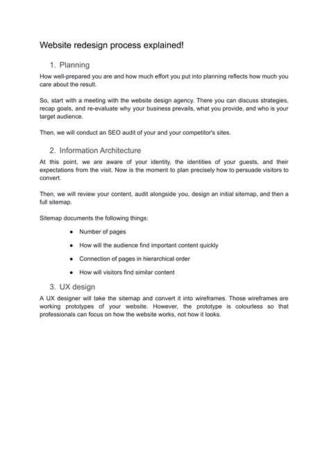 Ppt A Step By Step Guide To The Website Redesign Process Powerpoint Presentation Id 11787157