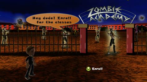 Screenshot Of Zombie Academy Xbox MobyGames