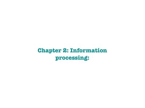 Aqa A Level Pe Chapter 2 Information Processing Skill Practice And Theories Of Learning