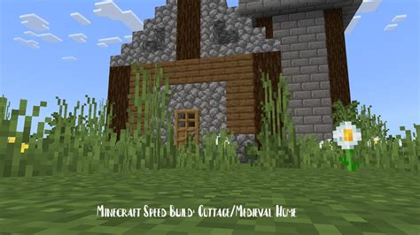 Minecraft Speed Build Cottage Home Youtube