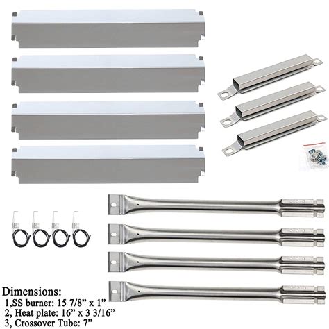 Commercial Series 4 Plates Gas Grill Burner Char Broil Replacement