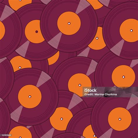 Vinyl Record Disc Pattern Stock Illustration Download Image Now Abstract Analog Art Istock