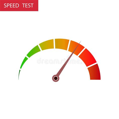 Speed Test Internet Measure Speedometer Icon Fast Upload Download