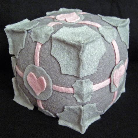 Companion Cube Plushie By Xieki On Deviantart Companion Cube Plushie By Xieki On Deviantart