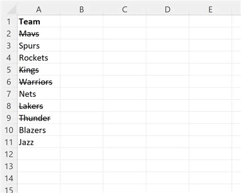 So Filtern Sie Durchgestrichen In Excel Mit Beispiel Statistik