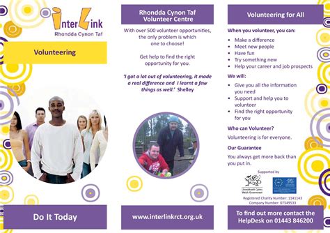 Volunteering Leaflet By Interlinkrct Issuu