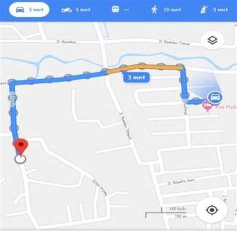 Display Routes From Location Of Origin To Location Of Tire Repair