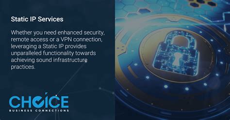 Static IP Address Wireless Connectivity Services