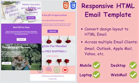 Convert Email Design Into Html Email Template By Teymingsheng Fiverr Convert Email Design Into Html Email Template By Teymingsheng Fiverr