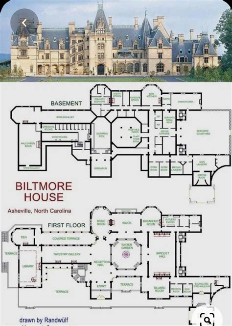 Castle Plans Floor Plan For Large House
