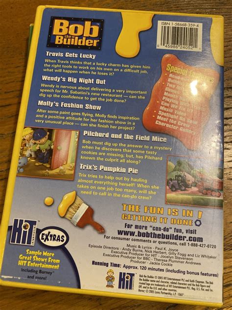 Bob The Builder Getting The Job Done DVD 2005 DVDs Blu Ray Discs