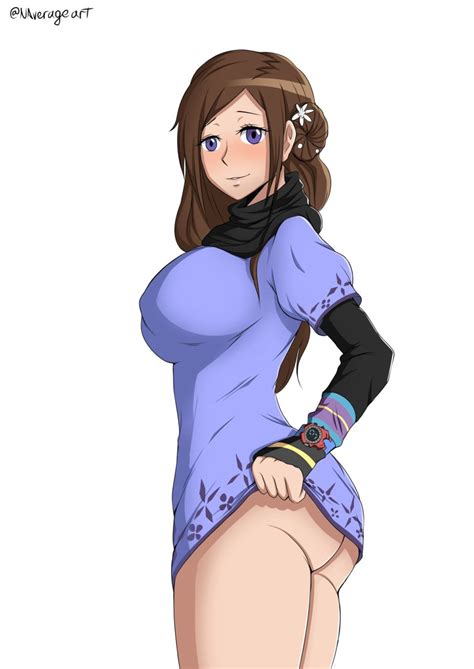 Rule 34 1girls 999 Akane Kurashiki Ass Blue Eyes Blush Brown Hair