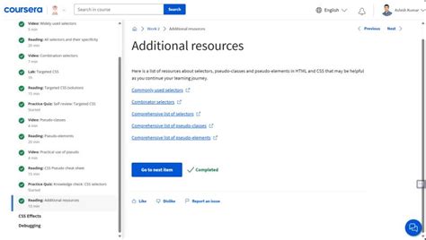 Ashish Kumar On Linkedin Css Fourthcourse Cousera Meta