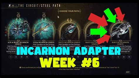 Get The Burston Prime Warframe Incarnon Adapter WK 6 YouTube
