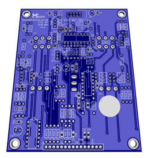 M²synth Vco 101 Bare Pcb