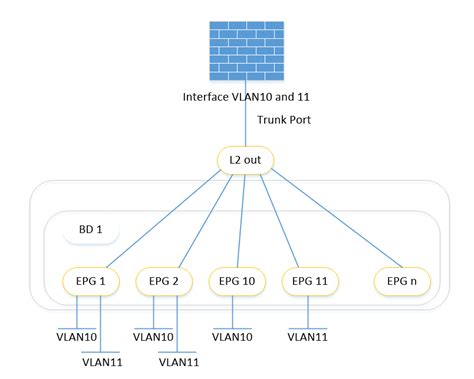 Multiple Vlans Multiple Ip Subnets In Single Epg While Default Gw Is