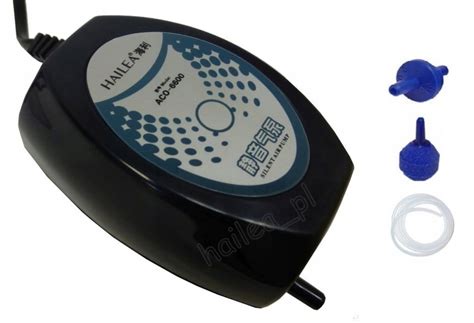 Napowietrzacz Do Akwarium HAILEA ACO 6600 ZESTAW 10619489451
