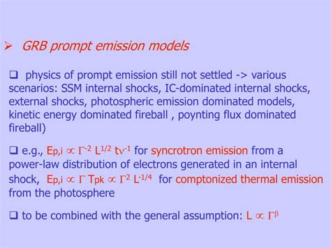 Ppt Cosmology And Physics With Grb Spectra Powerpoint Presentation