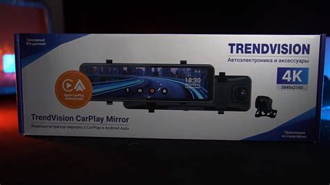 TrendVision CarPlay Mirror: зеркало-видеорегистратор 2К с CarPlay ...