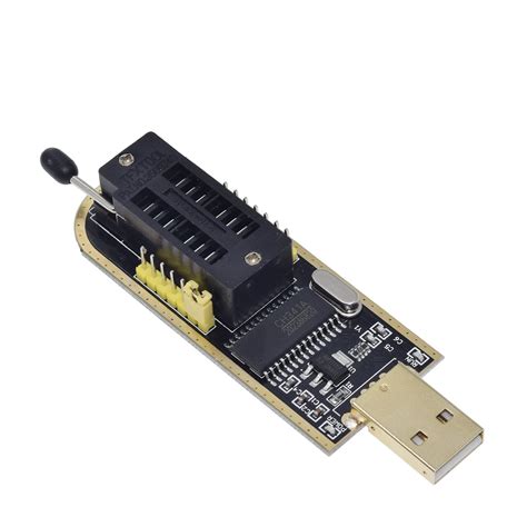 ch341a 24 25 series eeprom flash bios usb programmer module soic8 sop8 test clip for eeprom
