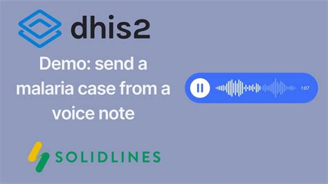 📢 Try Out Digitizing Dhis2 Data With Voice Images And Ai Using This