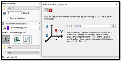 Piecewise Nonuniform Pressure In Solidworks Simulation Goengineer