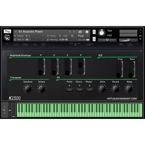 Kurzweil K2500 Kontakt Library Virtual Instrument Inspire Uplift