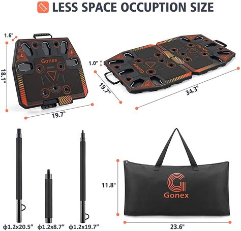 Gonex Portable Home Gym Workout Equipment With 10 Exercise