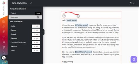 Auto Generate Email Templates In Multiple Languages