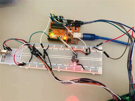 Lcd Temperature Display With Rgb Led 5 Steps Instructables