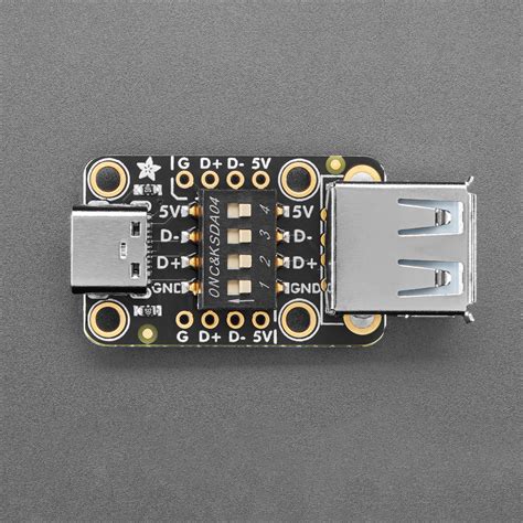 Adafruit Switches Usb A To C Breakout Board