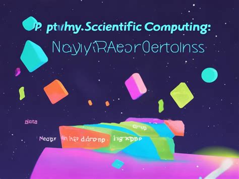 Numpy数组操作详解:从基础到高级应用 Dawoai Numpy数组操作详解:从基础到高级应用 Dawoai