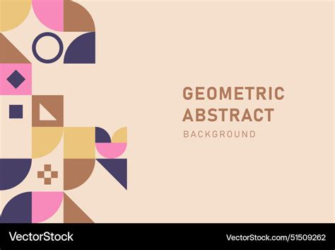 Abstract Background With Geometric Shape Texture Vector Image