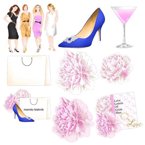 Sex And The City Clipart By Digitaldesignsandart Thehungryjpeg