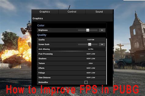 How To Improve FPS In PUBG Freely Herere 6 Simple Ways MiniTool