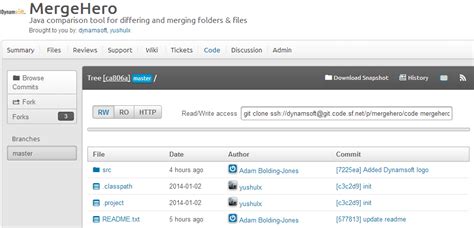 How To Co Work With Git On SourceForge And Github Dynamsoft