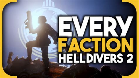 All Helldivers 2 Factions Enemy Types And Weaknesses List Videogamer