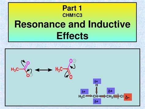 Part 1 Resonance And Inductive Effects Ppt