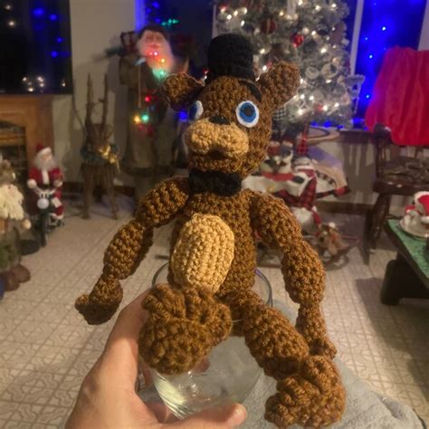 Pdf Crochet Pattern Five Nights At Fredbears Creepy Animatronic Bear