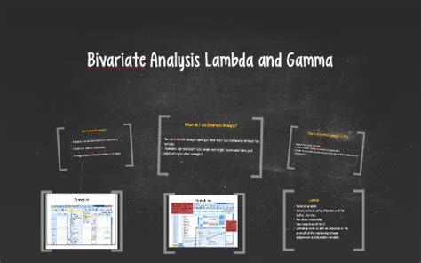 Bivariate Analysis Lambda And Gamma By Briseida Whitehead Garcia On Prezi