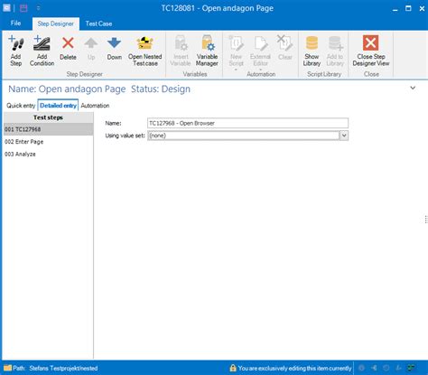 Nested Testcases
