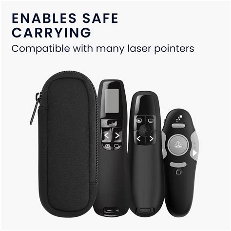 Kwmobile Neoprene Laser Pointer Case Compatible With Universal Laser