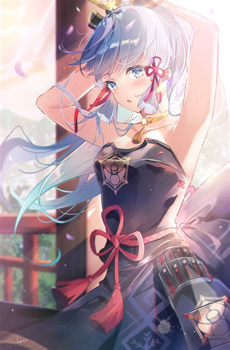 原神神里绫华有哪些好看的无水印壁纸美图 知乎