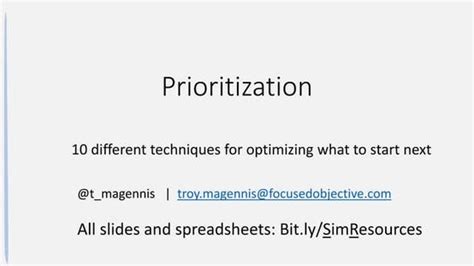 Prioritization Logic Ppt
