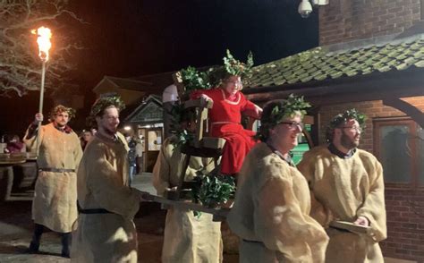 Hundreds Flock To Traditional Wassailing Ceremony At Cider Farm Near Highbridge