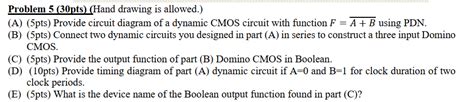 Solved Problem 5 30pts Hand Drawing Is