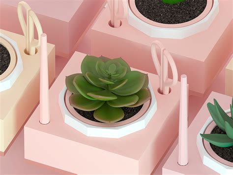 pot for plants可爱简约的花盆为您的植物增添色彩 普象网